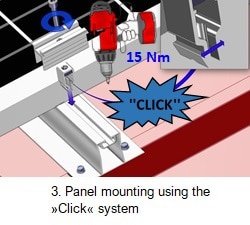 Quick-fixture panel system for trapezoidal roofs | Apricus